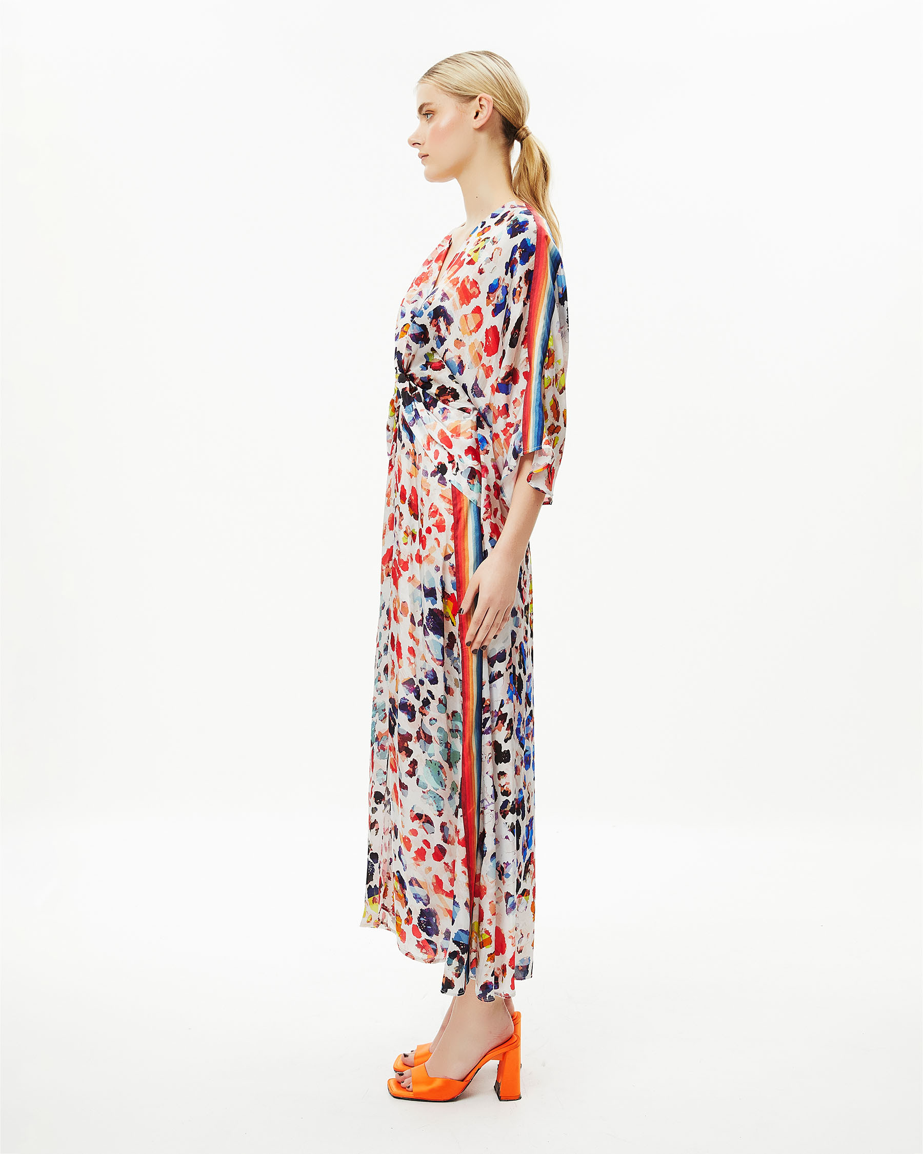 Shop Rainbow Splash Maxi Dress Online In India