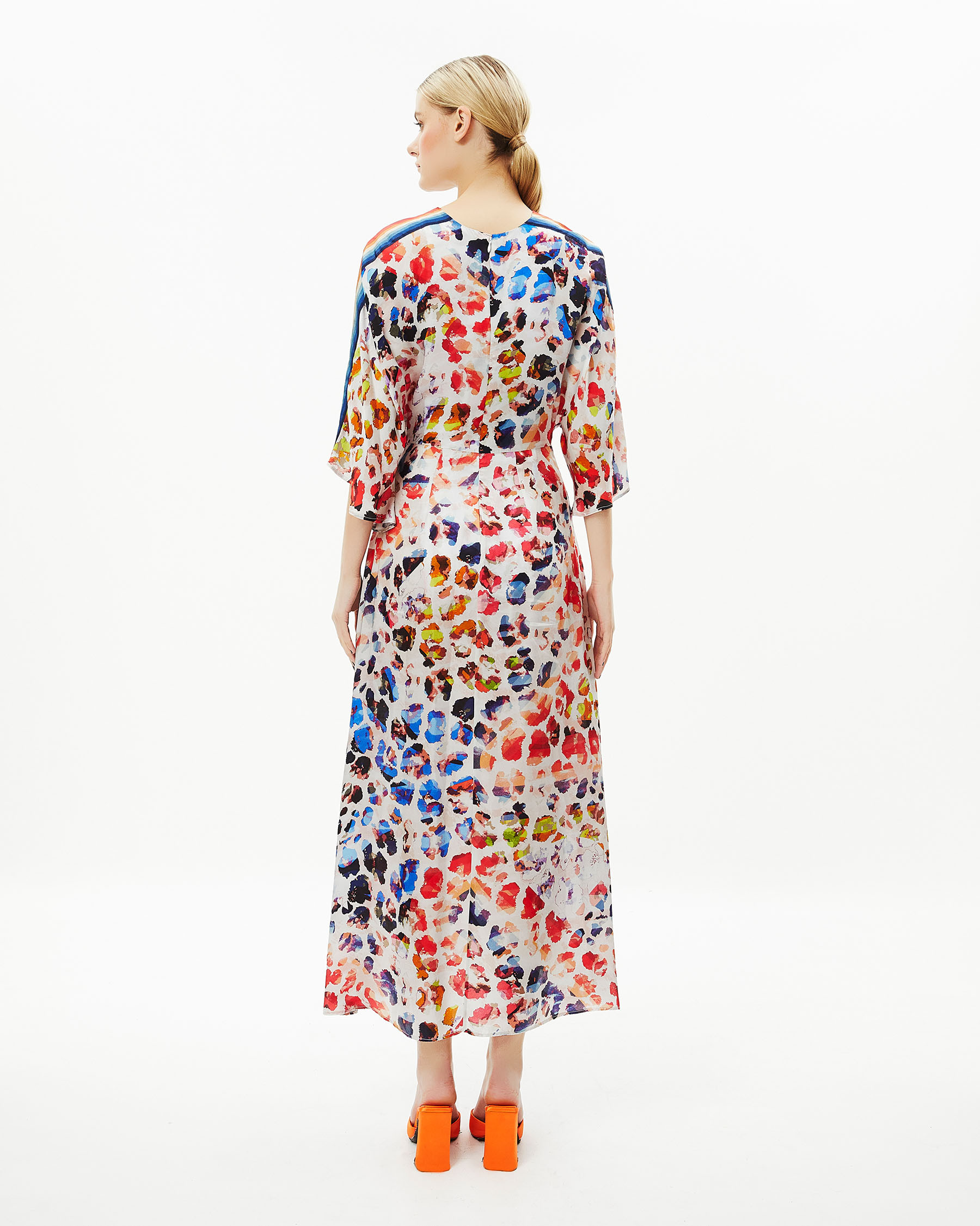 Shop Rainbow Splash Maxi Dress Online In India